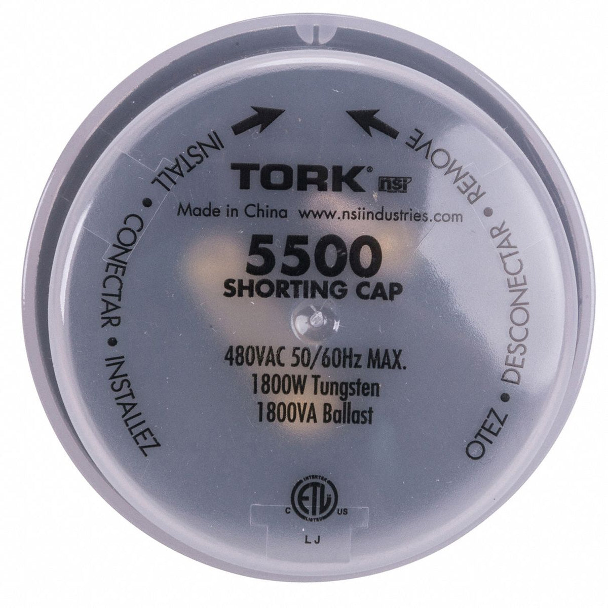 Tork 5500 Shorting Cap — Martelec Corporation